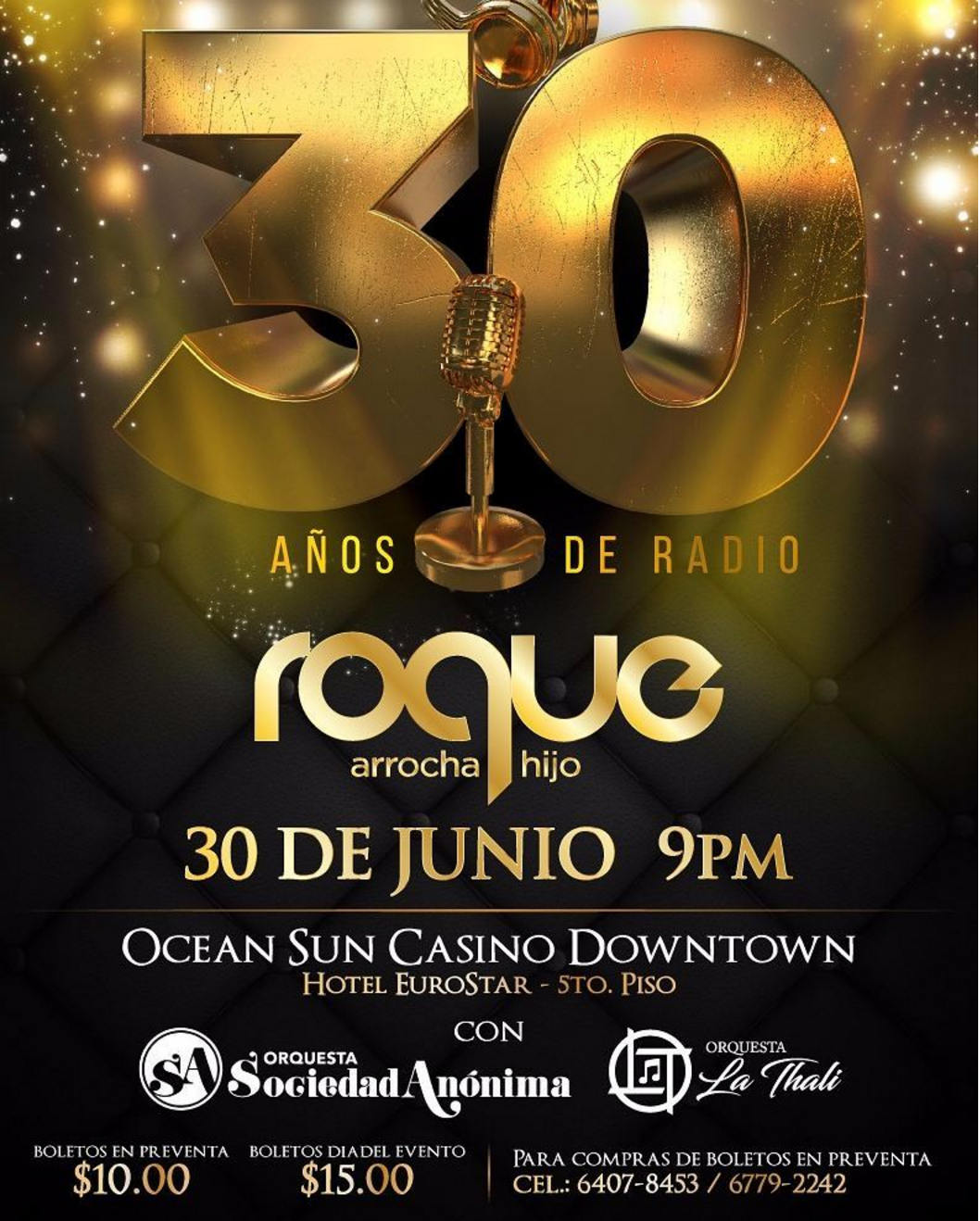 ¡Roque Arrocha hijo celebra sus 30 años en la radio! - Estereo Azul